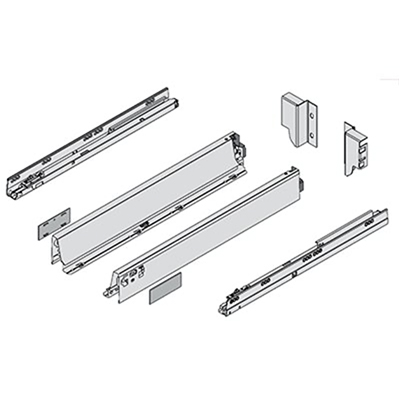 Blum Tandembox Antaro Drawer Set M Height Grey - Debonair Joinery Products