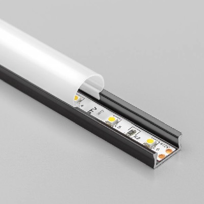 Led Profile Black Slim 2m Surface Mounted Aluminium Led Channel ...