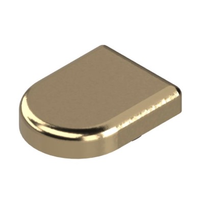 Blum 84.4120 Nickel Chrome Gold D Shape Glass Door Hinge Boss Cover Cap ...