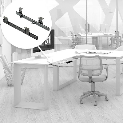 Keyboard Runner Emuca Black Adjustable Ball Bearing Shelf - Debonair ...