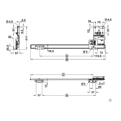 Pocket Pivot-Sliding Runners Accuride-1321 - Debonair Joinery Products