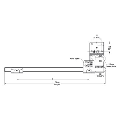 Pocket Pivot-Sliding Runners Accuride-1321 - Debonair Joinery Products