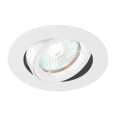 Downlight Saxby White Cast Tilt - Debonair Joinery Products
