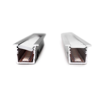 Slim Recessed Silver LED Profile Chanel Including Led Strip Light ...