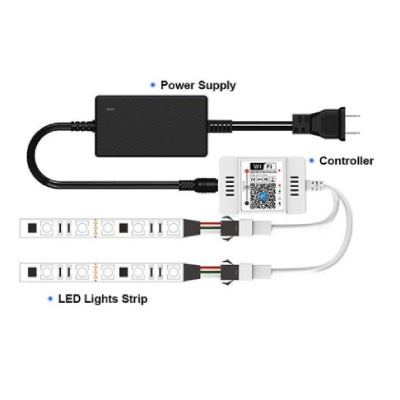 RGB Led Strip WIFI Remote Controller Dual Output - Debonair Joinery ...